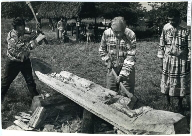 Seminole Dugout Canoes - Florida Seminole Tourism